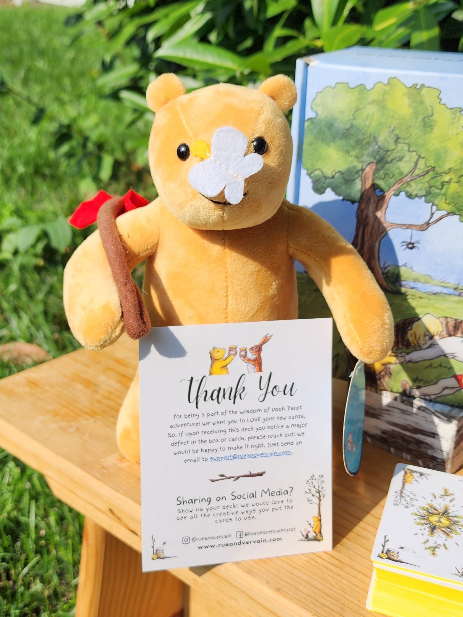 Pooh "The Fool" Plush Toy (Limited Edition) – Rue & Vervain